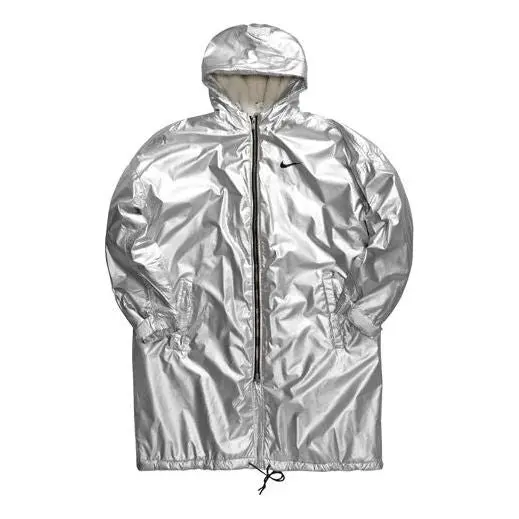 Nike Nrg Ti Parka X Fear Of God Jacket - Metallic Silver