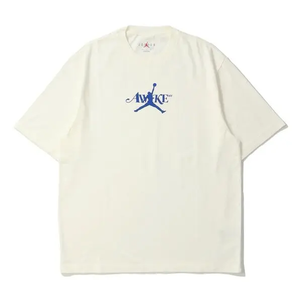 JORDAN X Awake Ny T-shirt 'sail Game Royal - Sail/game Royal