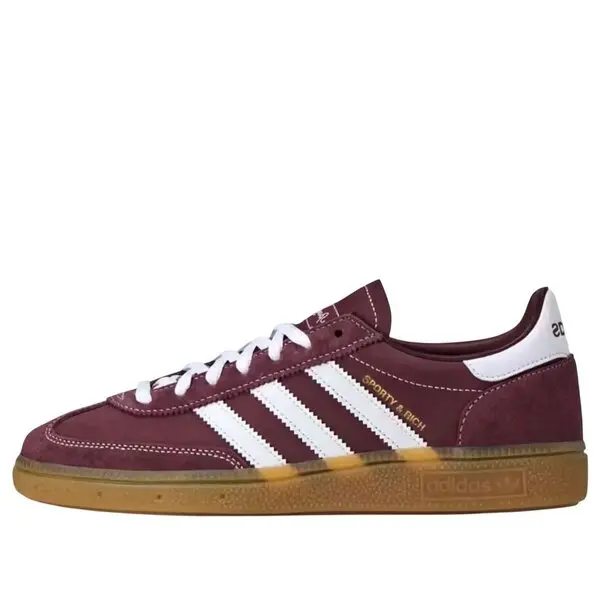 Adidas Sporty & Rich X Handball Spezial Shadow Red Suede Sneakers - Shadow Red/cloud White/gum 3