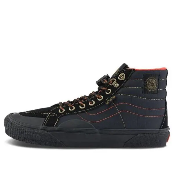 VANS Skate Sk8-hi Reissue X Spitfire Wheels Sneakers - Black/orange