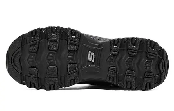 Sketchers D'lites Sneakers - Black/silver