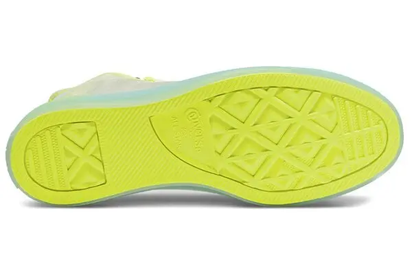 CONVERSE Translucent Mesh Utility Chuck Taylor All Star High Top - Yellow/blue/white
