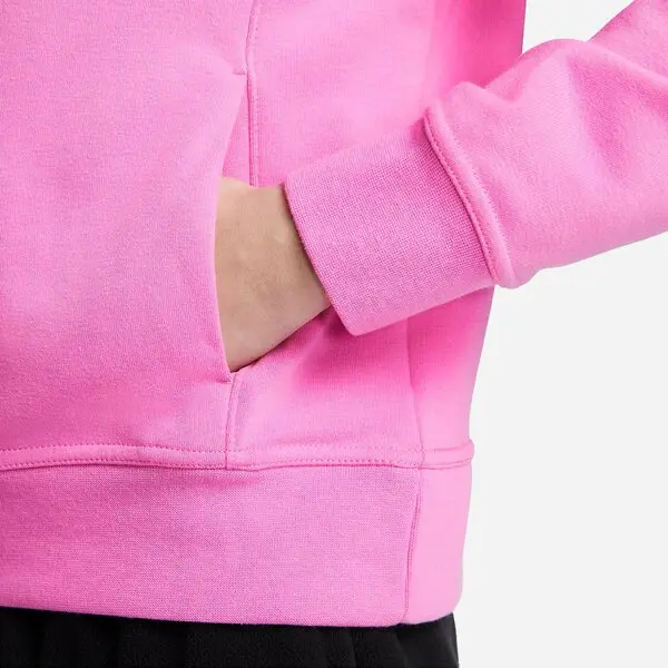 Nike Dri-fit One French Terry Pullover Hoodie - Pink