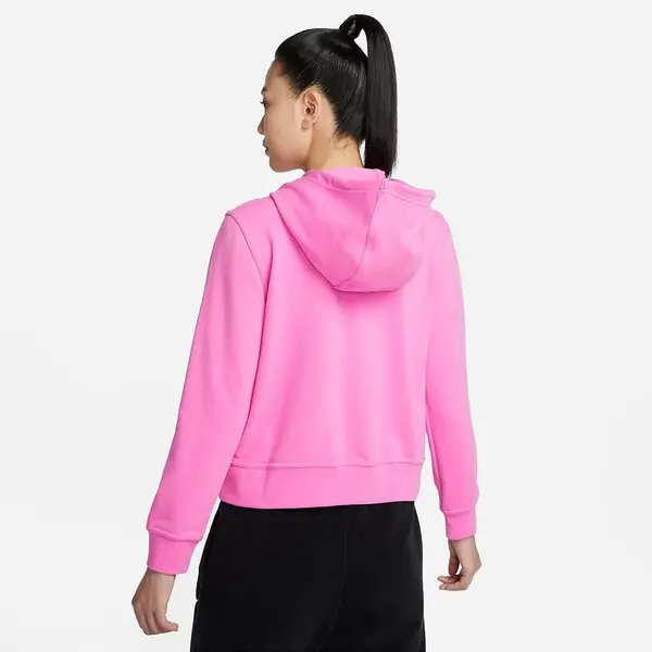 Nike Dri-fit One French Terry Pullover Hoodie - Pink