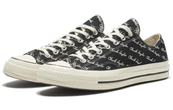 CONVERSE Chuck 70 Low Top "scripted Signature Print - Black