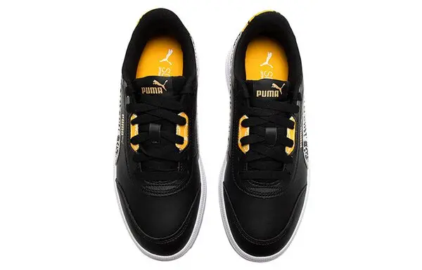 PUMA Tori Safari Lace Up Low Top Sneakers - Black/white