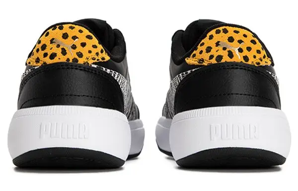 PUMA Tori Safari Lace Up Low Top Sneakers - Black/white