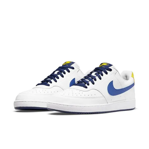 Nike Court Vision Low Next Nature Sneakers - White/hyper Royal/blue Void