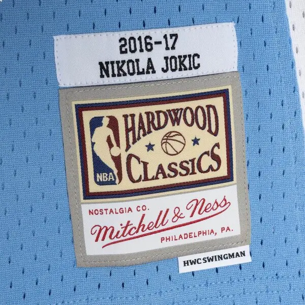 Mitchell & Ness Nba Denver Nuggets Nikola Jokic 2016/17 Road Jersey #15