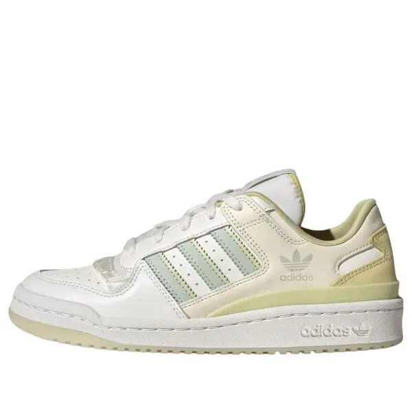 Adidas Forum Low Cl "cloud White Green - Cloud White/green