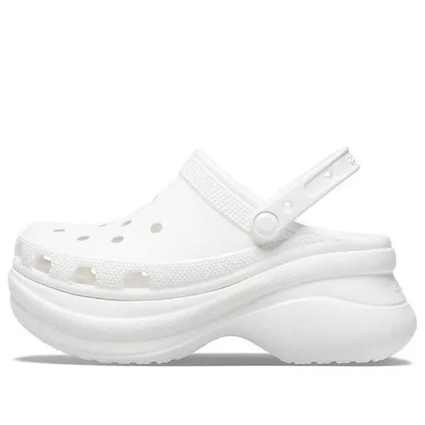 CROCS Classic Clog Sports Platform Sandals - White