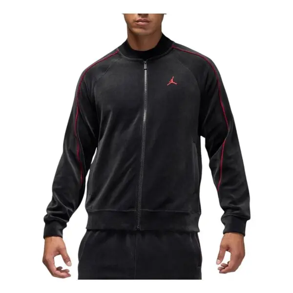 JORDAN Brooklyn Velour Track Jacket