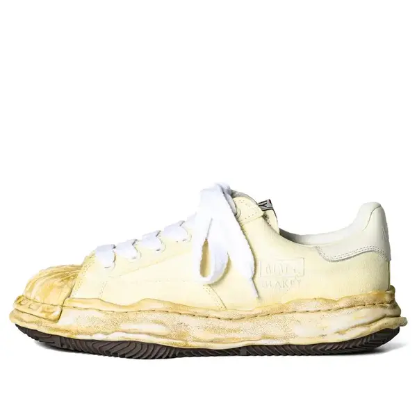 Mihara Yasuhiro Blakey Og Sole Canvas Low Top Sneakers - White