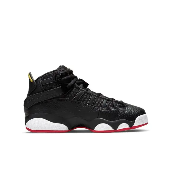 JORDAN Air 6 Rings High Top Sneakers - Black/red