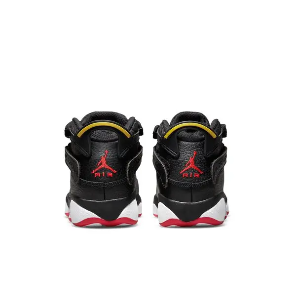 JORDAN Air 6 Rings High Top Sneakers - Black/red