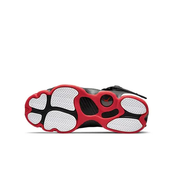JORDAN Air 6 Rings High Top Sneakers - Black/red