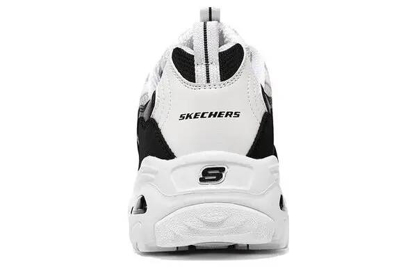 Sketchers D'lites 1.0 "white Black" Sneakers - White/black