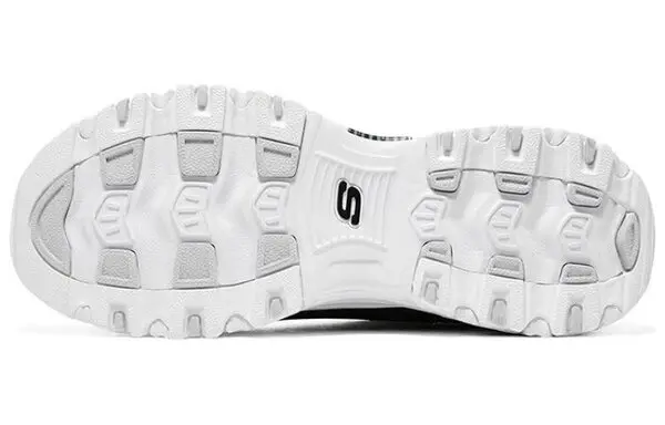 Sketchers D'lites 1.0 "white Black" Sneakers - White/black