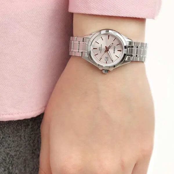 Casio Quartz Analog Watch - Pink