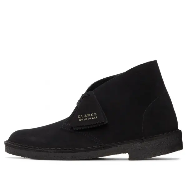 Clarks Desert Boots Suede - Black