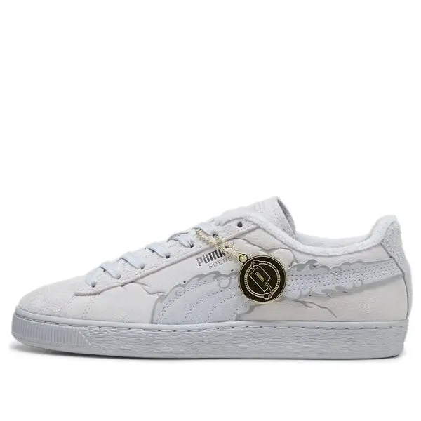 PUMA Suede X One Piece 'straw Hat Luffy' Sneakers - Feather Grey/platinum Grey