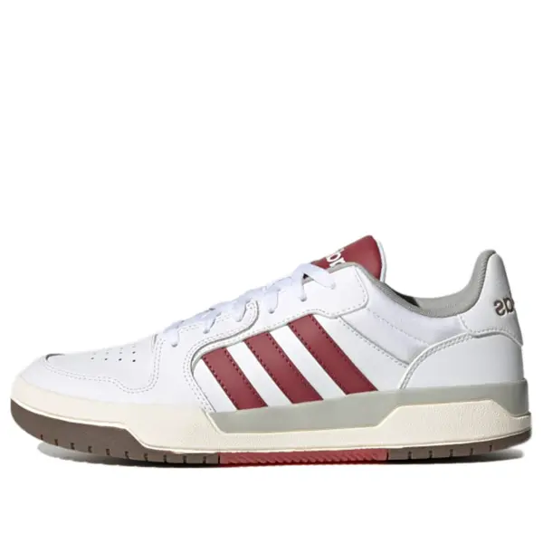 Adidas Entrap Low Top Sneakers - White/red/gray