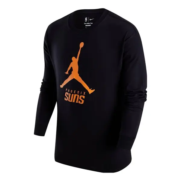 JORDAN X Nba Phoenix Suns Essential Long-sleeve T-shirt - Black/orange
