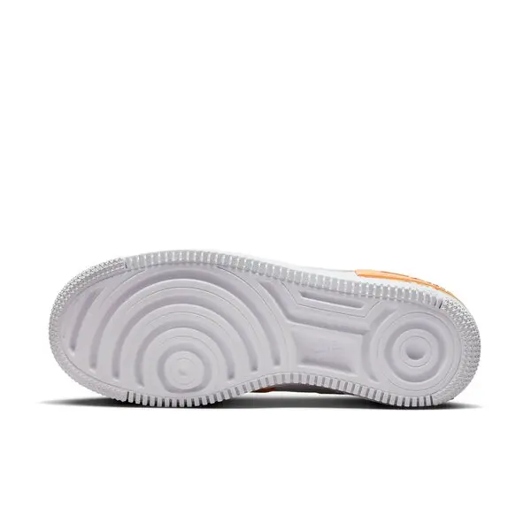 Nike Force 1 Shadow Low Top Sneakers - White/orange