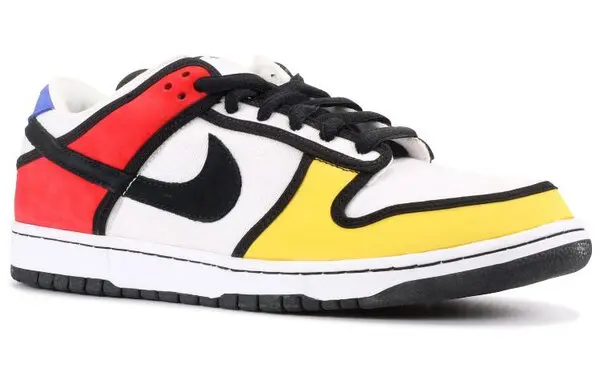 Nike Dunk Low Pro "piet Mondrian - Orange/black