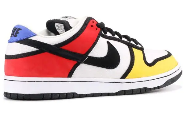 Nike Dunk Low Pro "piet Mondrian - Orange/black