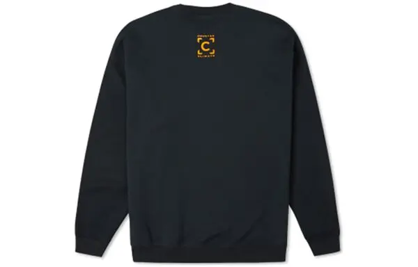 CONVERSE Counter Climate Graphic Crew Sweatshirt Asia Sizing - Black