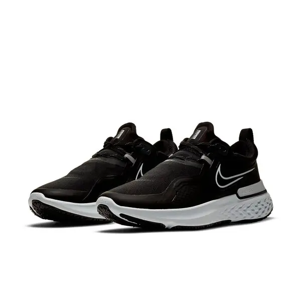 Nike React Miler Shield Running Shoes - Black/white