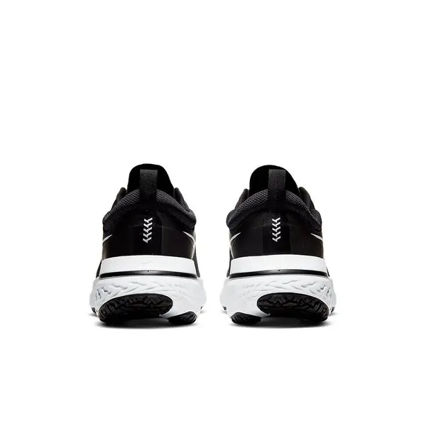 Nike React Miler Shield Running Shoes - Black/white