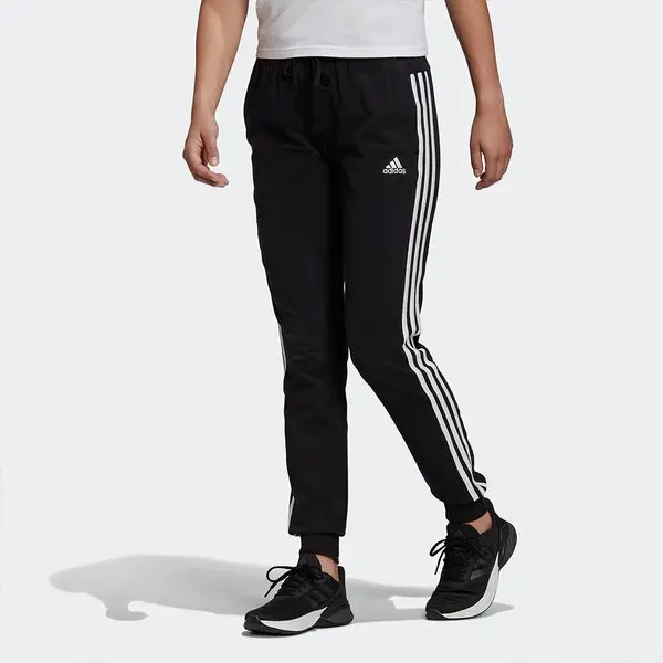 Adidas Training Essentials 3-stripes Pants Asia Sizing - Black
