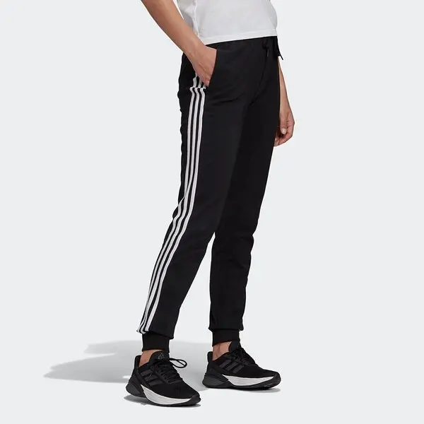 Adidas Training Essentials 3-stripes Pants Asia Sizing - Black