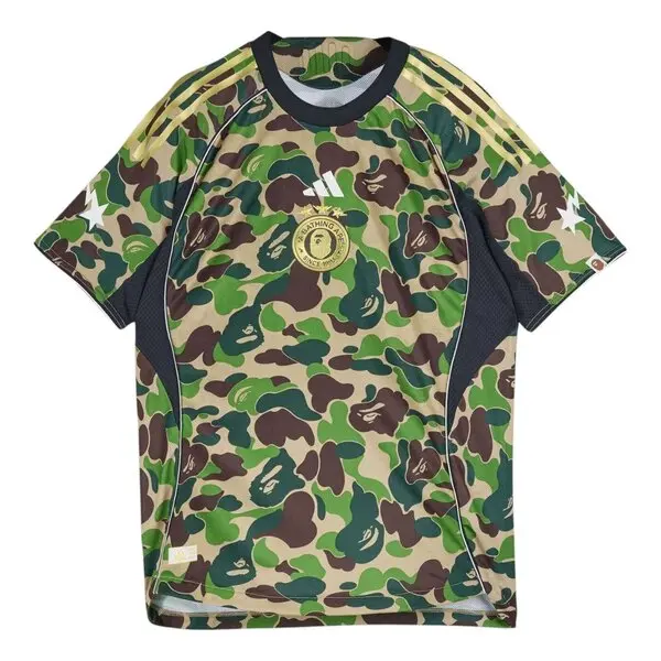 Adidas X Bape Camouflage Crewneck Shirt - Multi-color