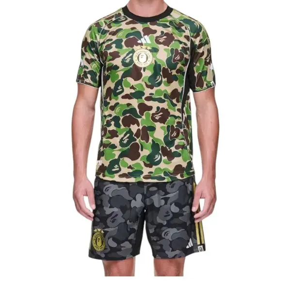 Adidas X Bape Camouflage Crewneck Shirt
