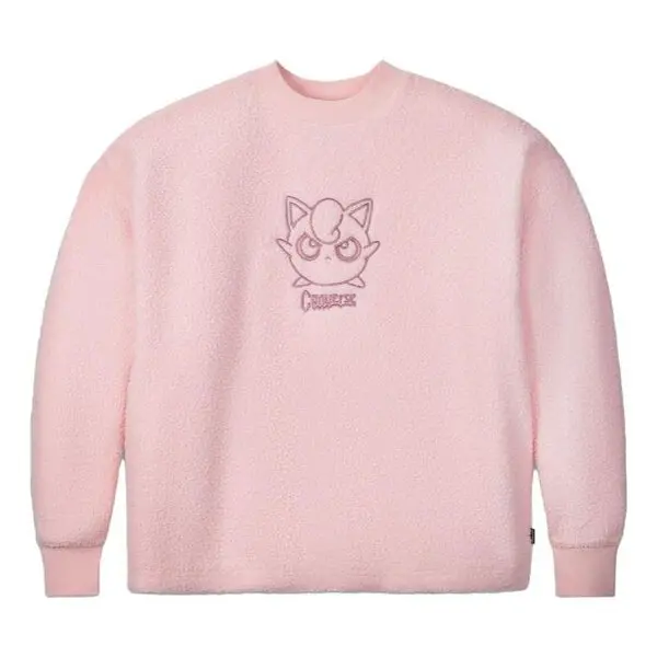 CONVERSE X Pokemon Jigglypuff Sherpa Crewneck Sweatshirt - Pink