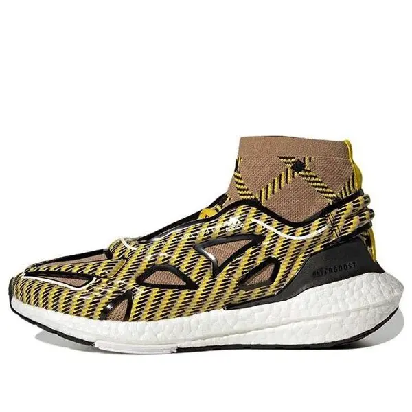 Adidas By Stella Mccartney Ultraboost 22 Elevated Sneaker In "cardboard Yellow - Yellow/black