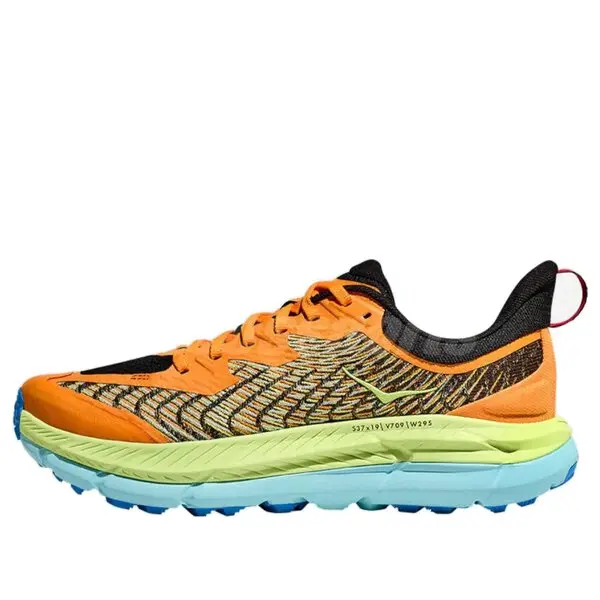 Hoka One One Mafate Speed 4 Athletic Sneakers - Orange