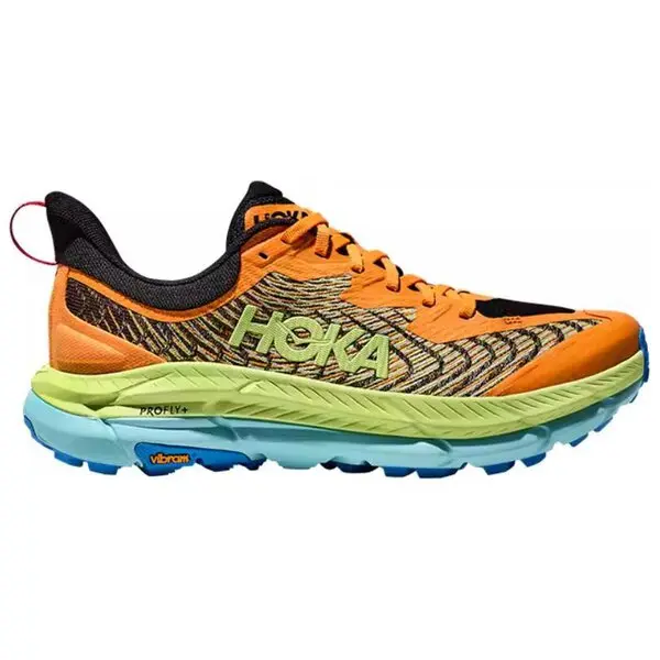 Hoka One One Mafate Speed 4 Athletic Sneakers - Orange