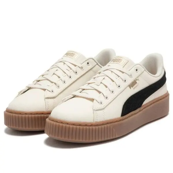 PUMA Basket Platform Canvas Sneakers