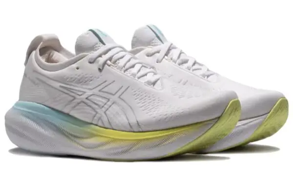 Asics Gel-nimbus 25 Athletic Sneakers - White/pure Silver