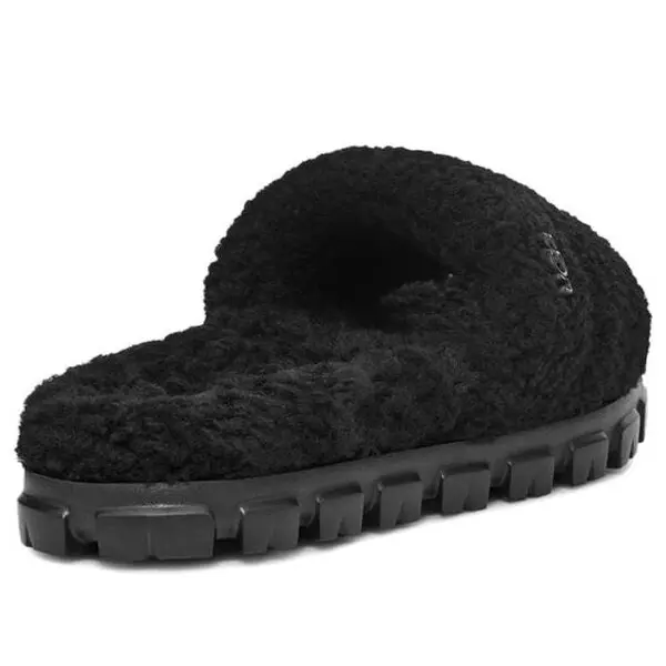 UGG Cozetta Curly Slide - Black