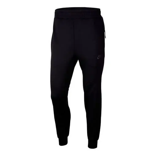 Nike As Nsw Pe Jggr Ponte Ribbed Knit Sports Long Pants - Black