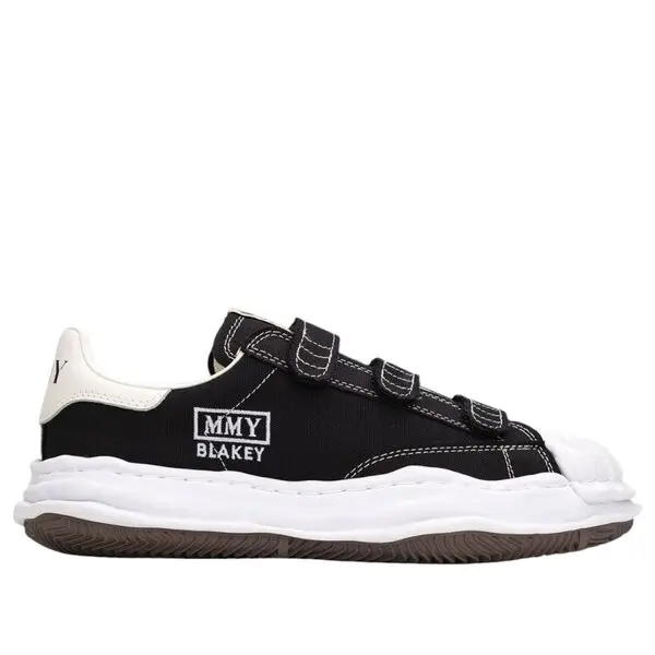 Mihara Yasuhiro Blakey Og Sole Canvas Low Top Sneakers - Black/white