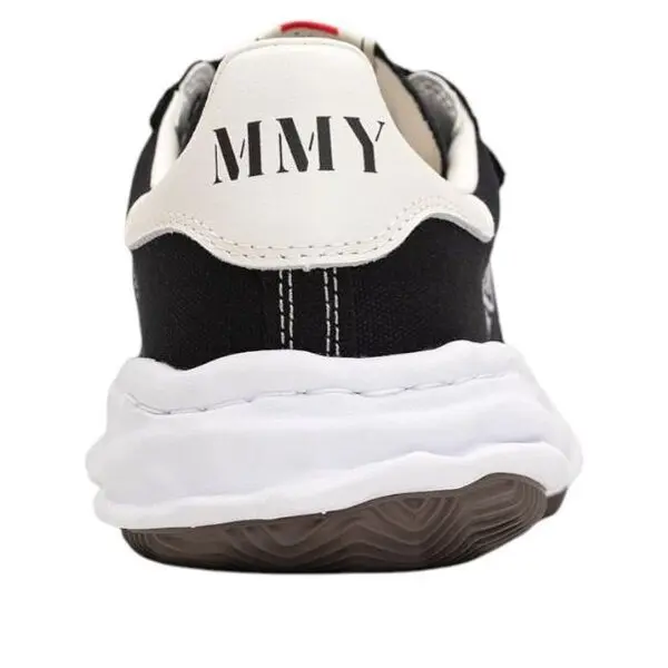 Mihara Yasuhiro Blakey Og Sole Canvas Low Top Sneakers - Black/white