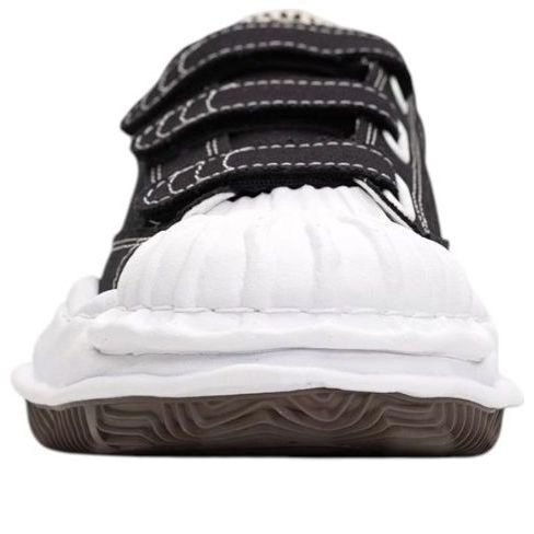 Mihara Yasuhiro Blakey Og Sole Canvas Low Top Sneakers - Black/white