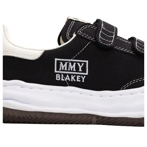 Mihara Yasuhiro Blakey Og Sole Canvas Low Top Sneakers - Black/white