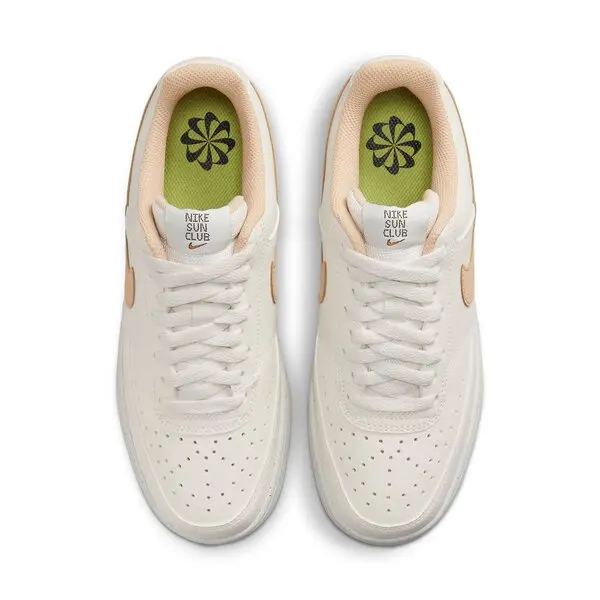 Nike Court Vision Low Next Nature Sneakers - White/yellow